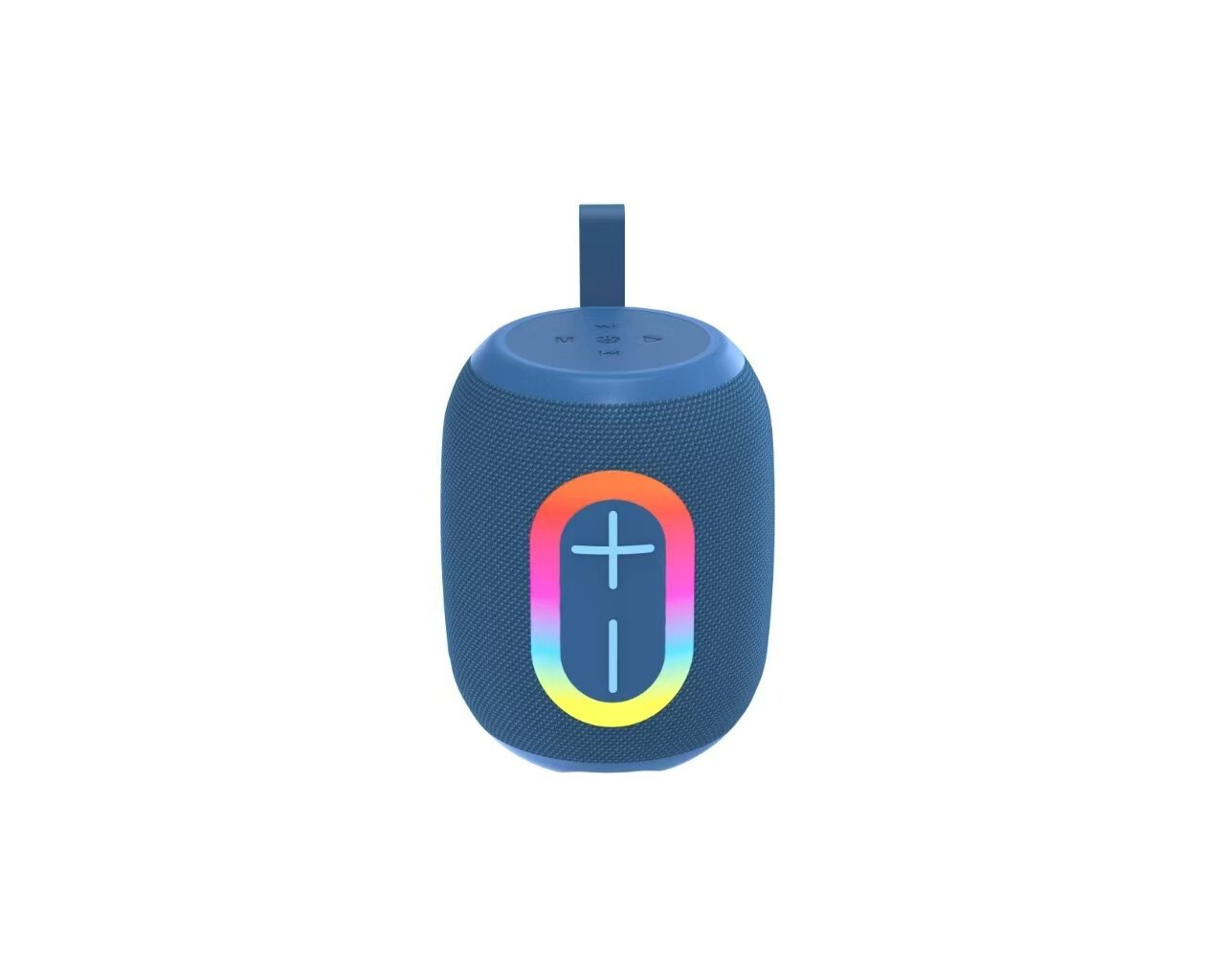 Портативная беспроводная Bluetooth-колонка с RGB-подсветкой, тканевый корпус, миниатюрная, высокое качество звука, для улицы и дома