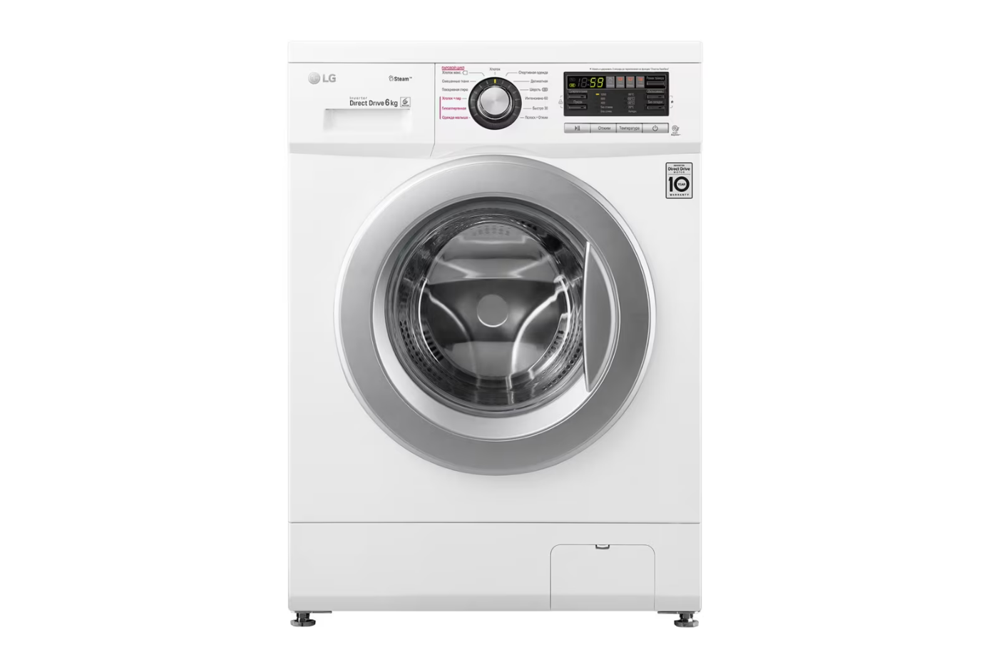 Стиральная машина LG F12M7NDS1 (автоматическая стиральная машина, с паром, загрузка до 6 кг, отжим 1200 об/мин.)