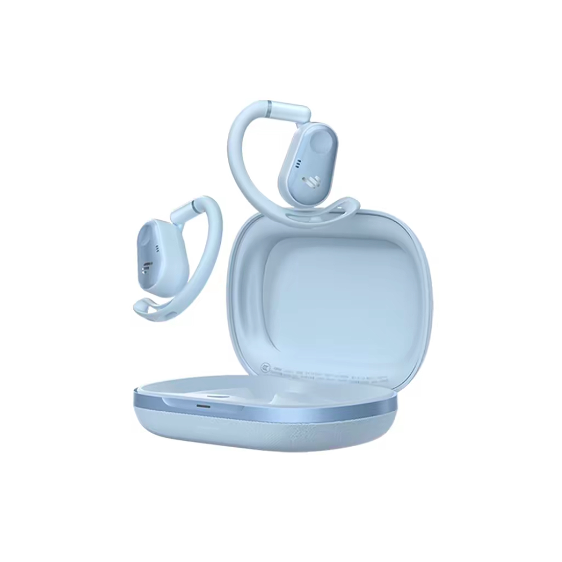 Edifier Comfo CC беспроводные наушники Bluetooth для спорта с открытым дизайном - синий ясный