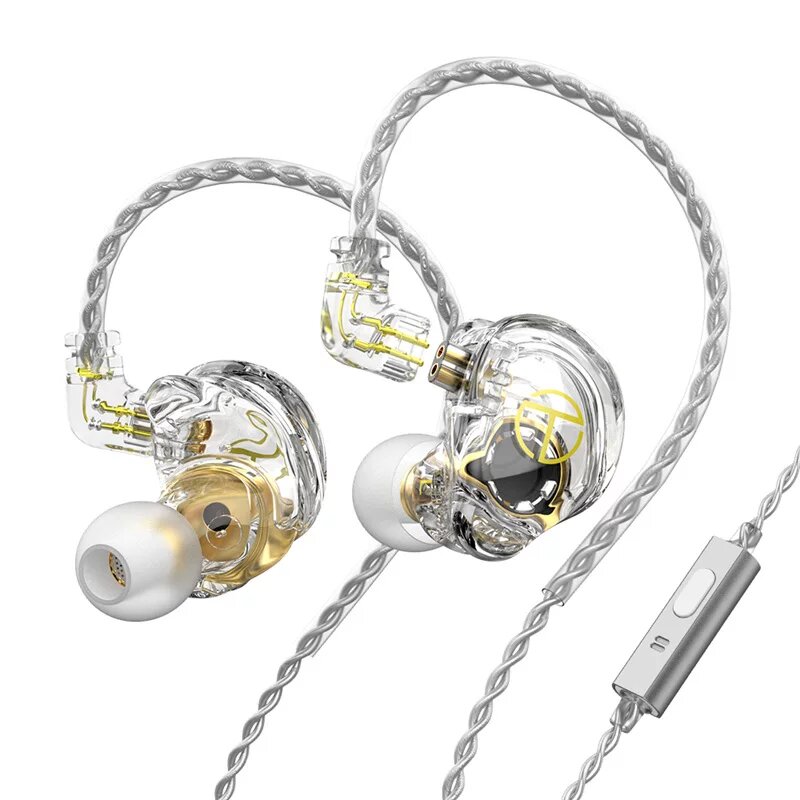 Наушники TRN ST2, проводные, накладные, внутриканальные, HiFi, высококачественные, для караоке, музыки, игр, Android