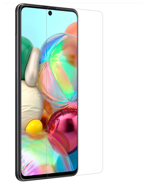 Защитное противоударное стекло Чехол. ру на Samsung Galaxy Note 10 Lite / Note10 Lite SM-N770F с олеофобным покрытием (только на плоскую поверхность.