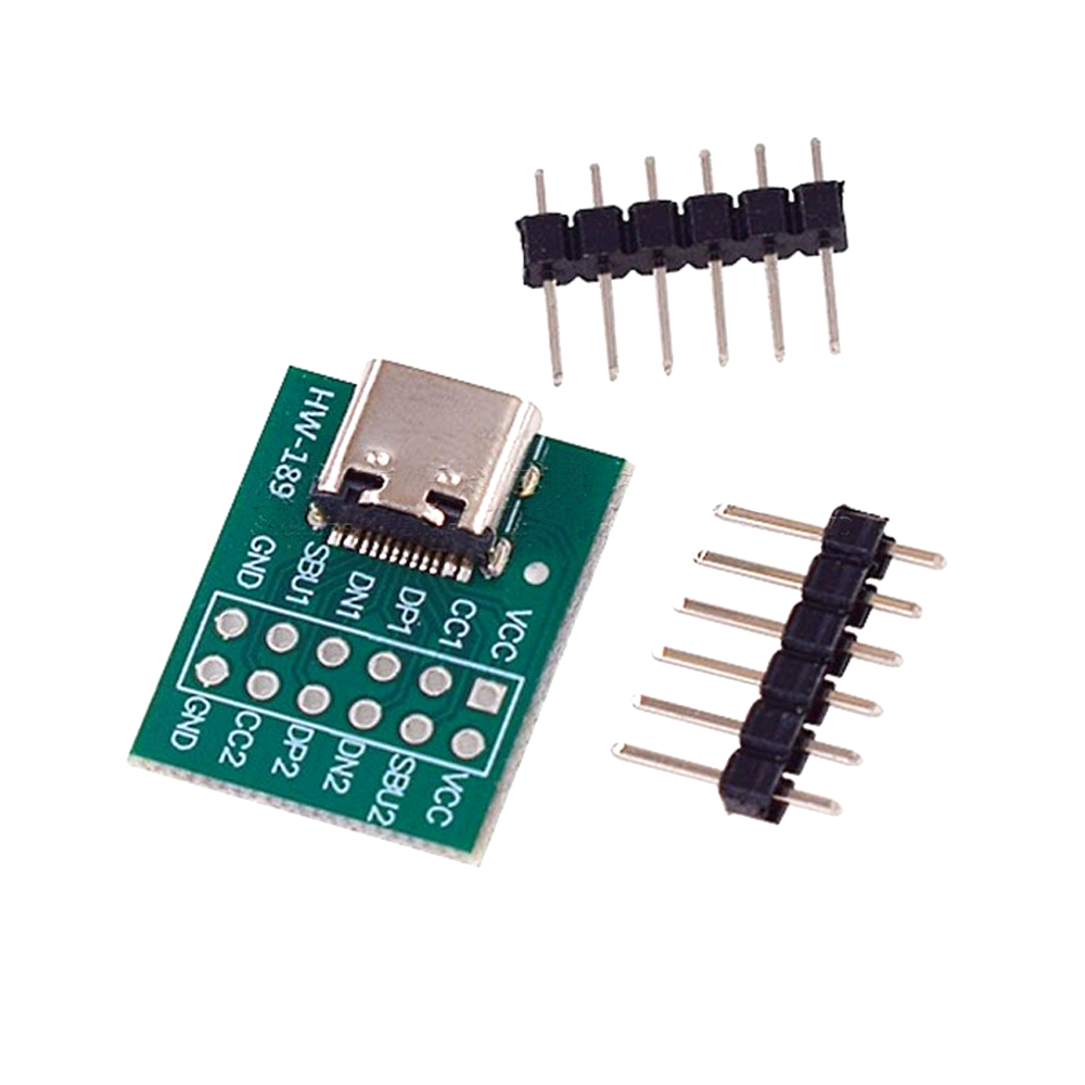 2 шт. USB type-c DIP-адаптер разъем на плате Разъём мама USB TYPE-C TYPEC
