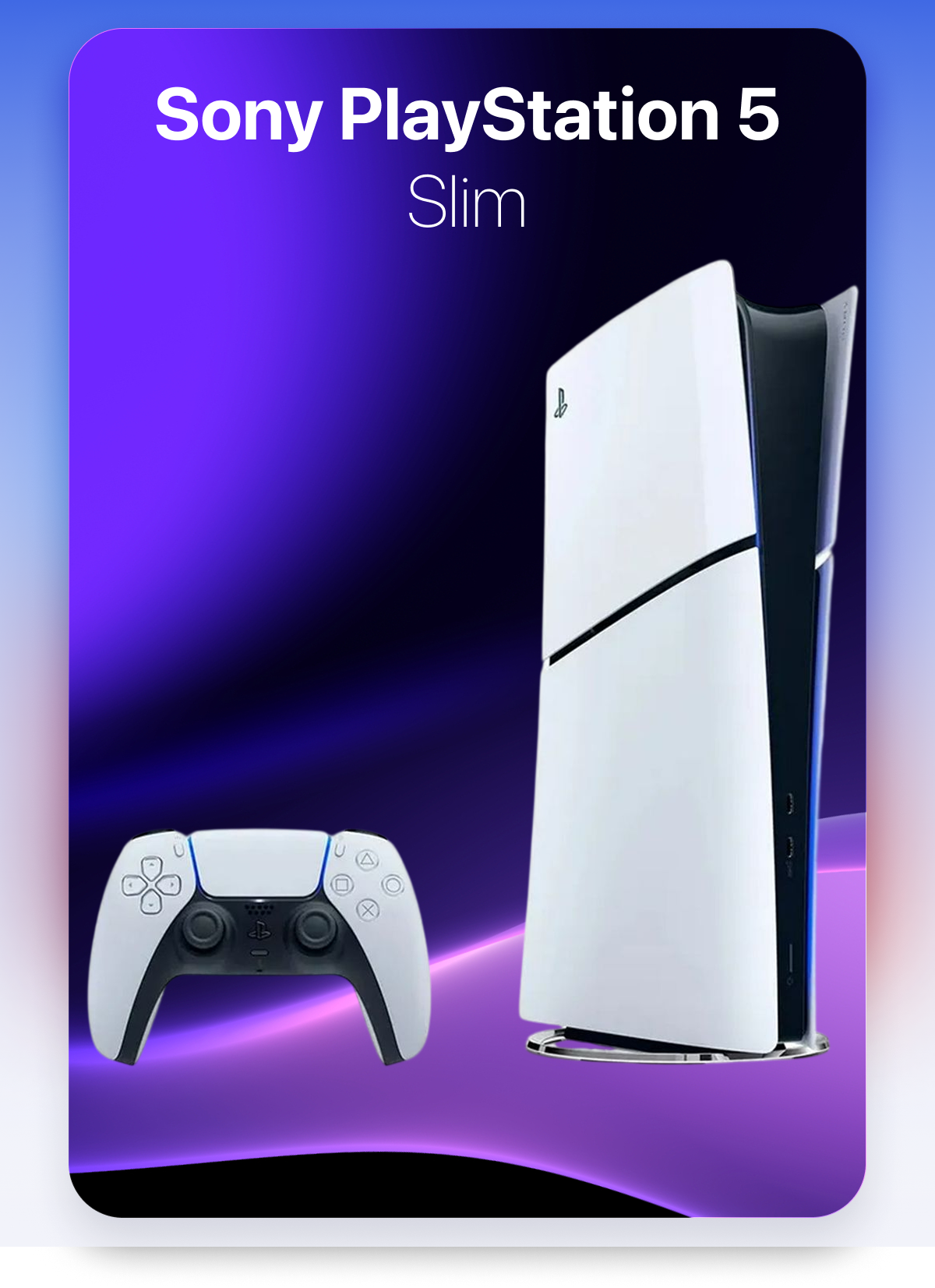 Игровая приставка Sony PlayStation 5 PS5 Slim Disk, 2-я ревизия, 1tb, без дисковода, original