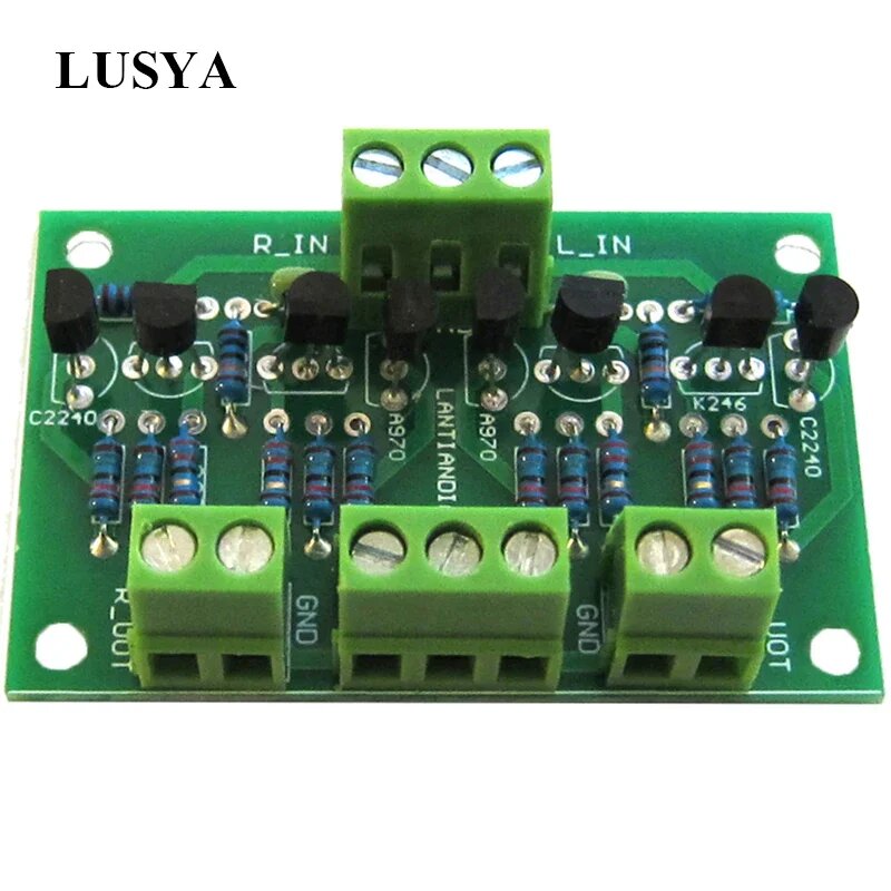 Буферный предусилитель LUSYA Buffer Pre-amplifier 2SK246/2SJ103 C2240/A970