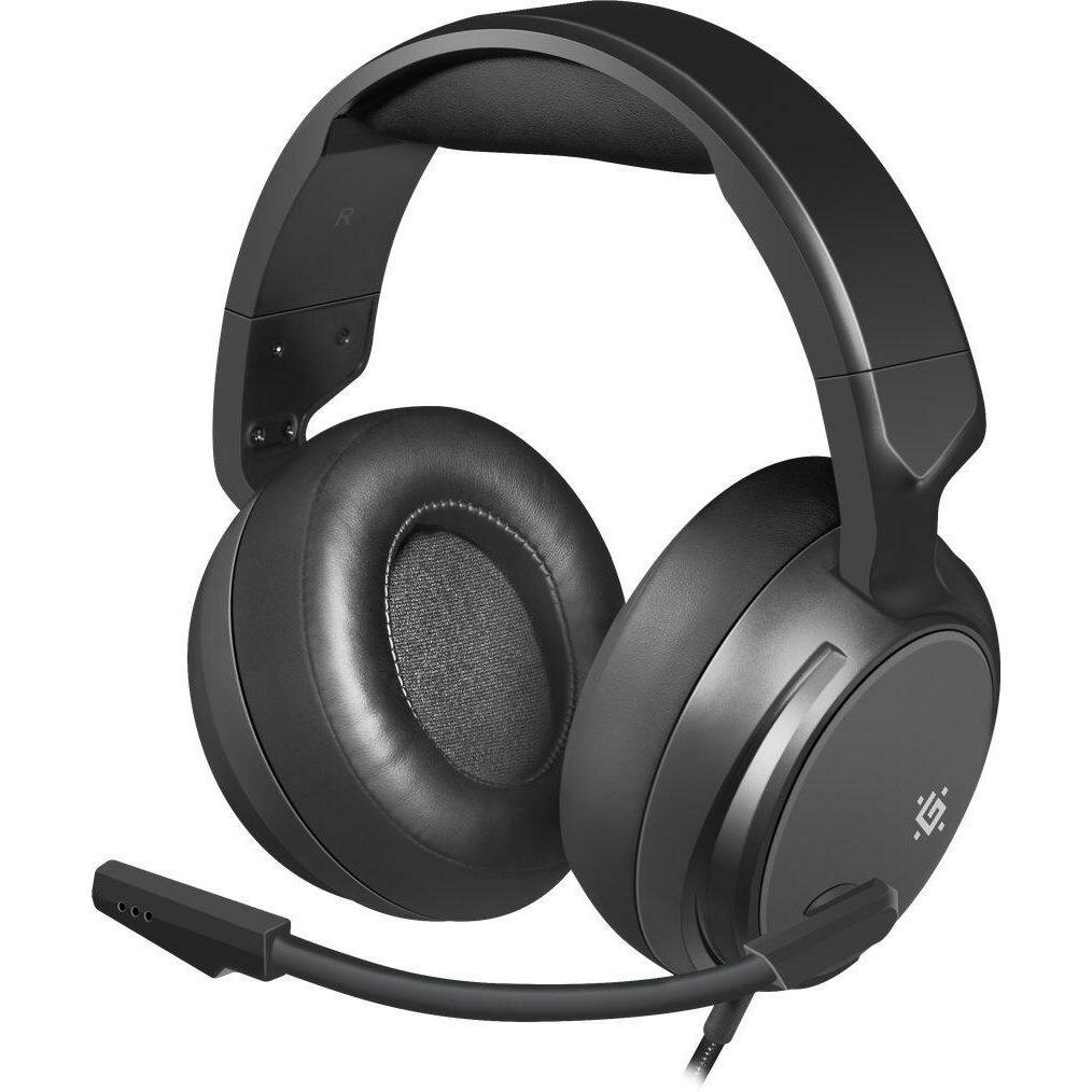 Гарнитура проводная Defender SHADOW, черный, 3.5 mm, 64600