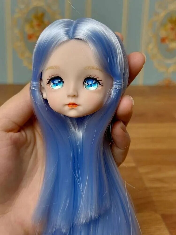 Голова куклы BJD 1/6 (30 см), аксессуар для коллекционной куклы