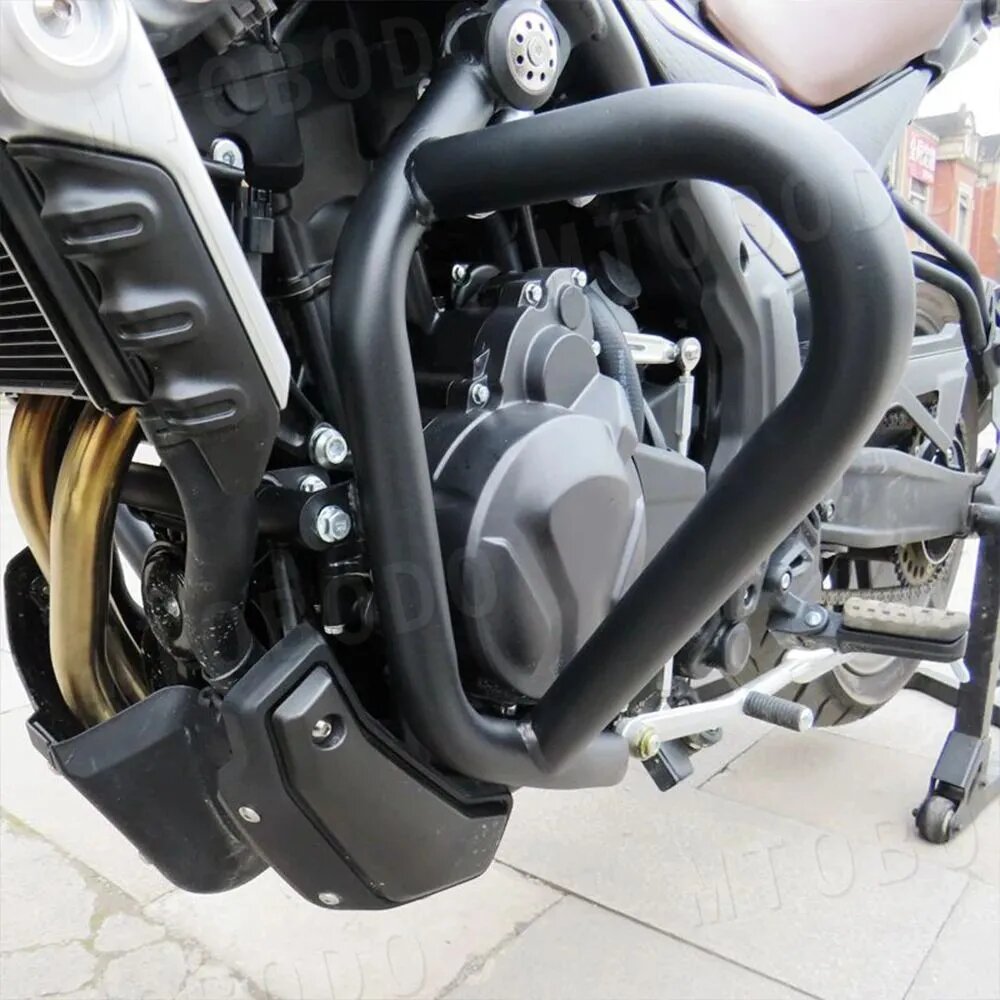 Бампер для мотоцикла для LONCIN VOGE 525AC, защита от падения, металлический, черный — фото 1