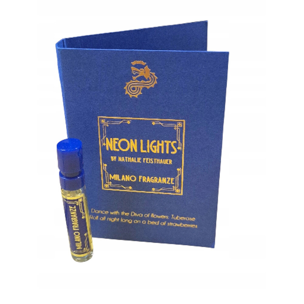 Парфюмерная вода Milano Fragranze Neon Lights миниатюра 2 мл / Пробник духов Милано Фрегранс Неон Лайтс / Неоновые огни