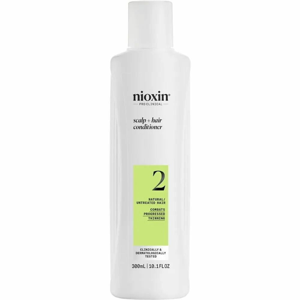 Nioxin - System 2 Scalp + Hair Thickening Conditioner Увлажняющий кондиционер для натуральных истонченных волос 500 мл