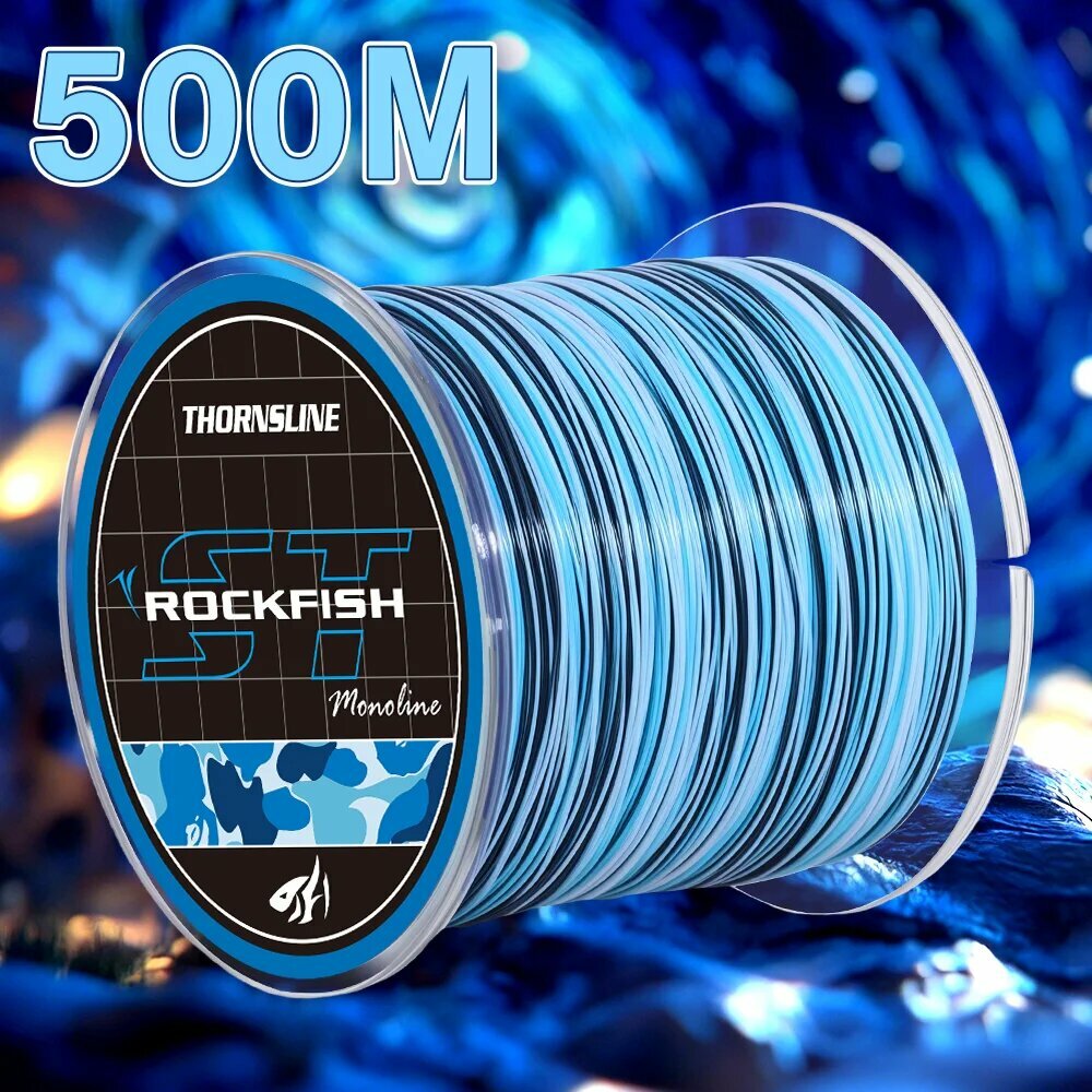 Леска моноволоконная Thornslines Rockfish 500m, 6.0-0.40MM-13.18KG
