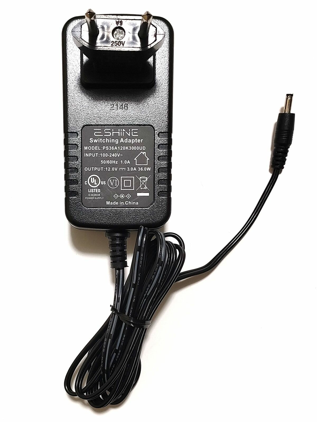 12V 3A 36W блок питания 3.5 x 1.35 мм, кабель 1.5 м, высокое качество, универсальный адаптер питания для ноутбуков, мини ПК, маленьких мониторов, роутеров, внешних дисков, UPS и камер видеонаблюдения