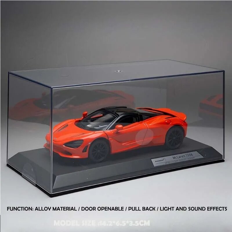 Коллекционная модель McLaren 750S 1:32 Welly, оранжевый