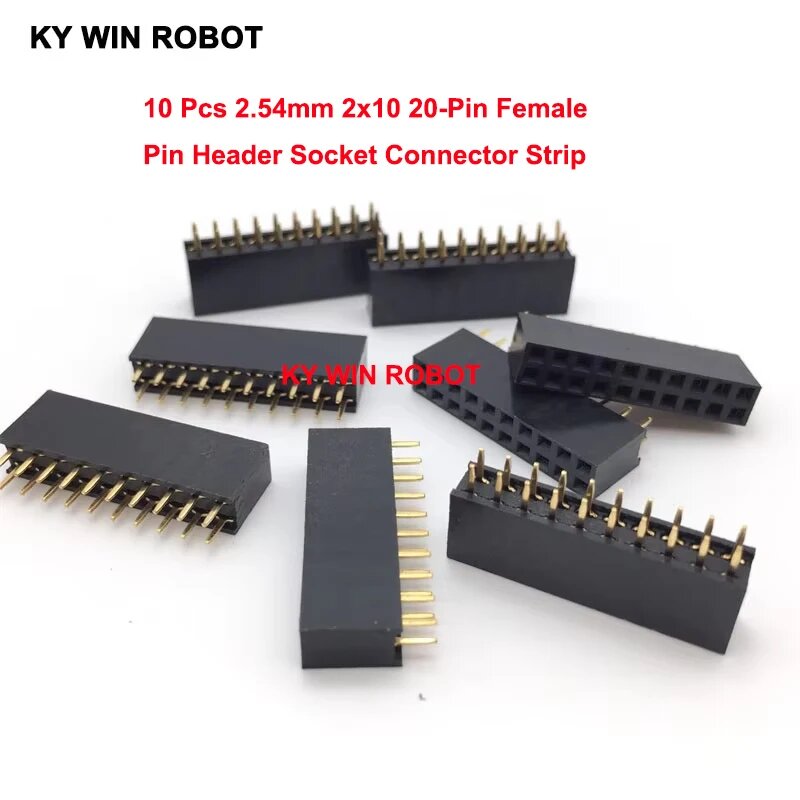 KY WIN ROBOT 2-мм 40-контактные однорядные штыревые разъемы (головки) медные