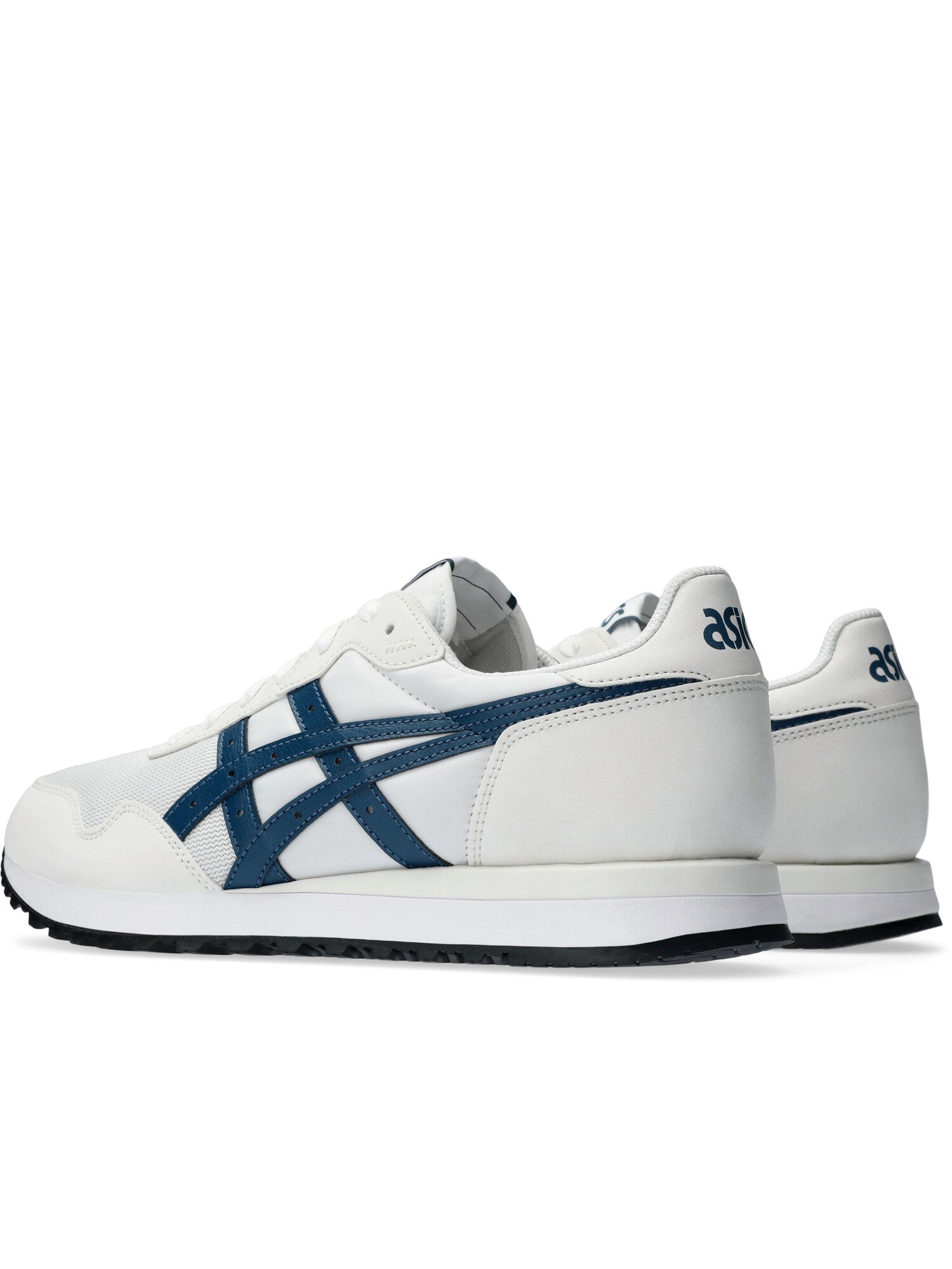 Кроссовки ASICS TIGER RUNNER II, размер 4,5 US, белый/синий — фото 1