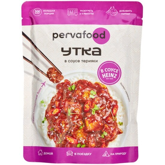Утка Perva FOOD в соусе HEINZ терияки 300 г