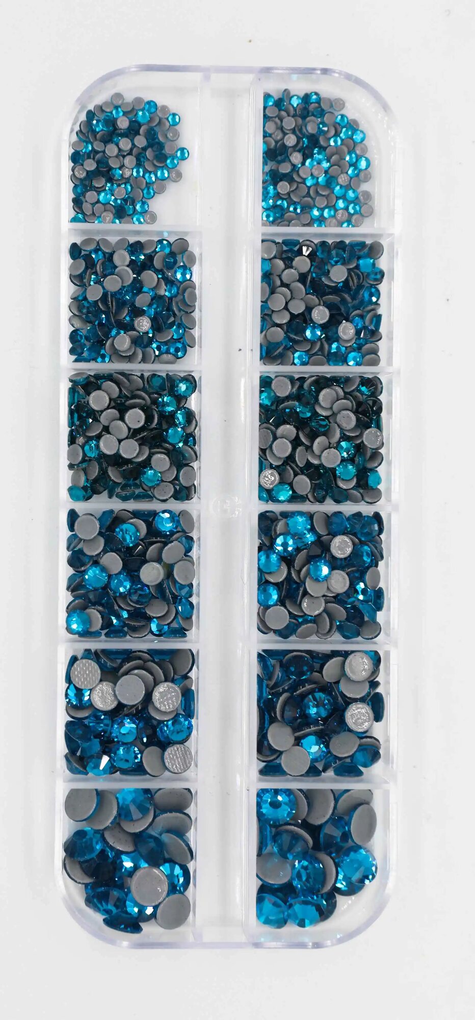 Стразы Blue Zircon, хрустальные камни, 1000 шт.
