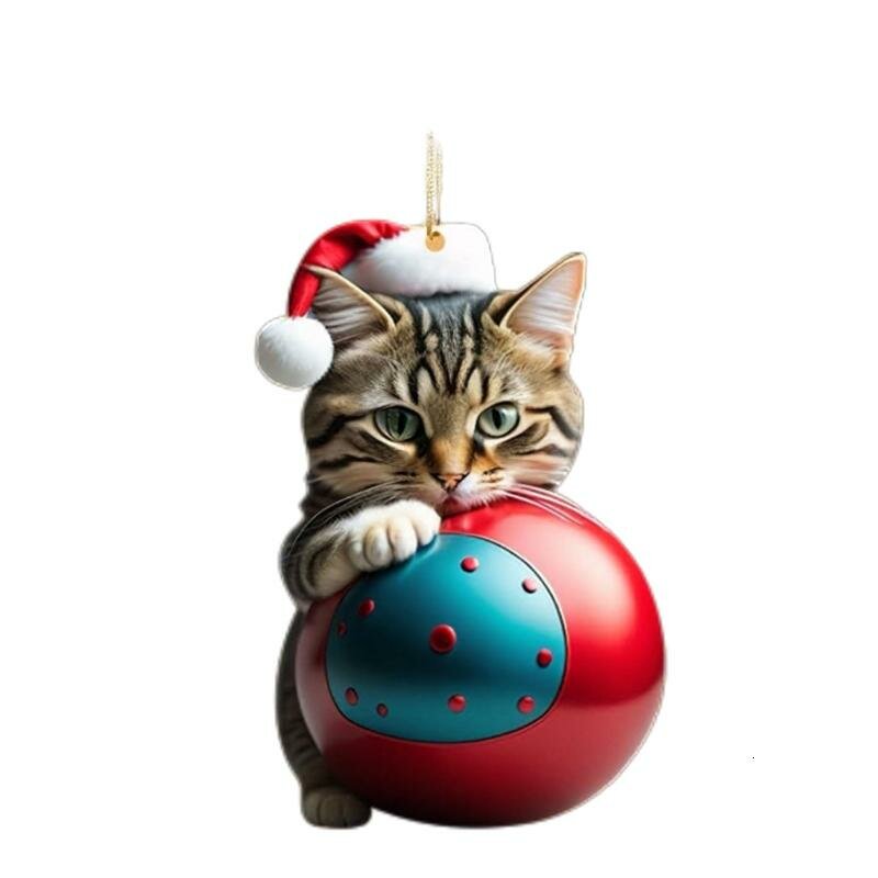 Ёлочная подвеска «Котёнок», 9