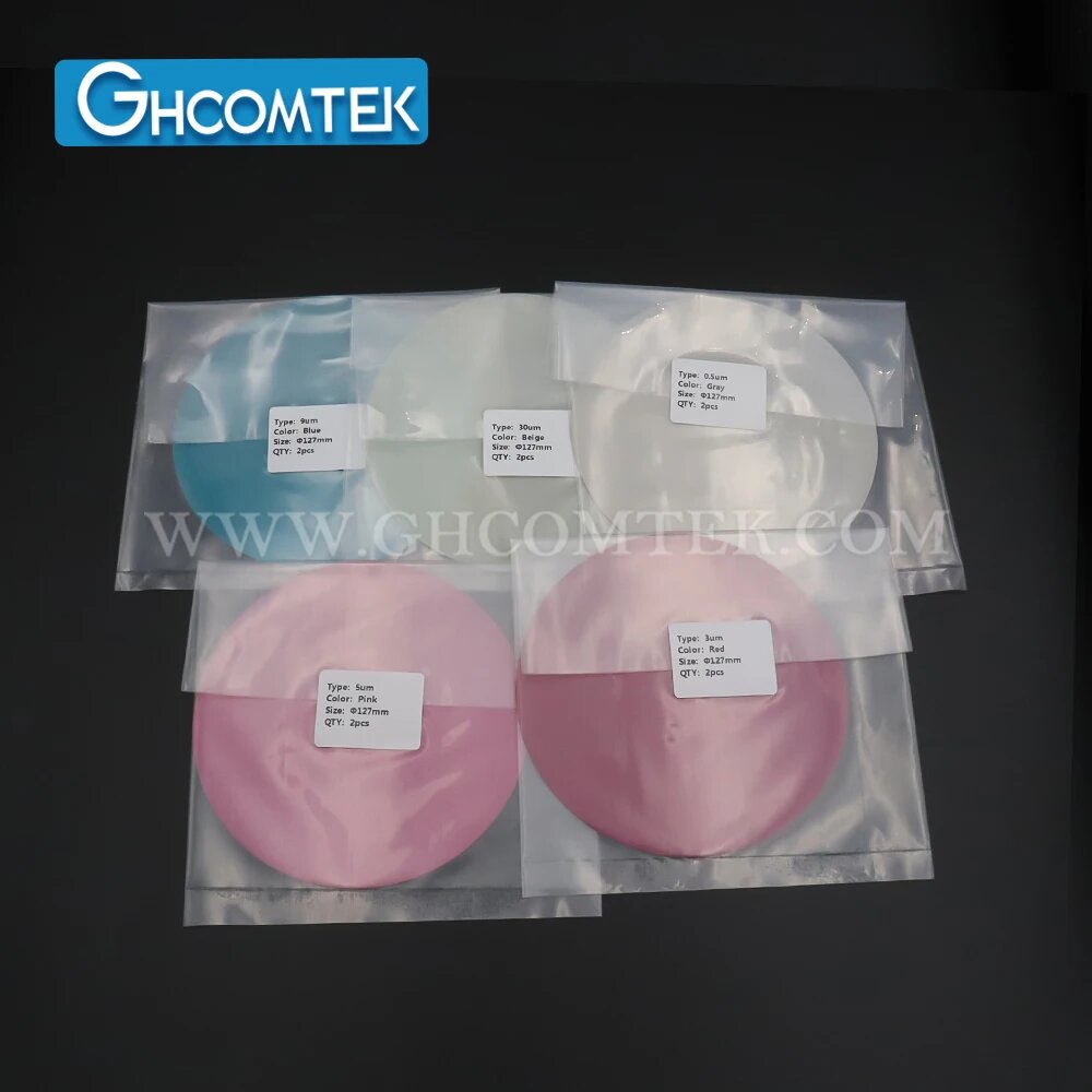 Полировальные диски для оптоволокна GHCOMTEK, 10 шт, Цвет: mixed B