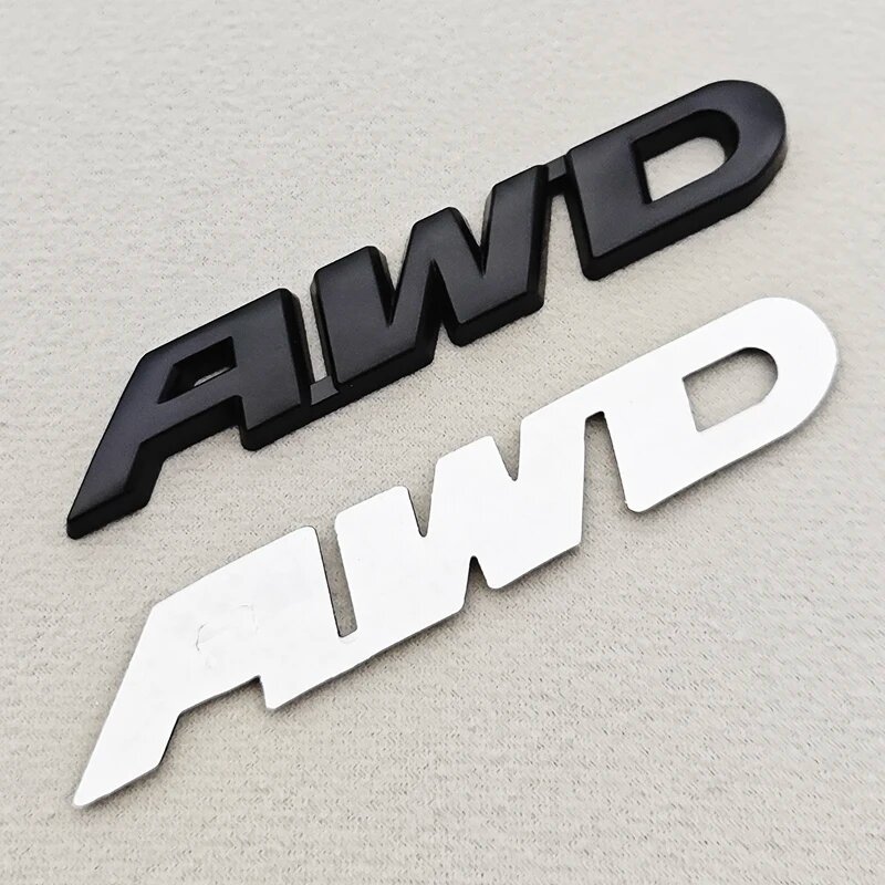 3D Эмблема AWD Black для Toyota Highlander, Tundra, RAV4
