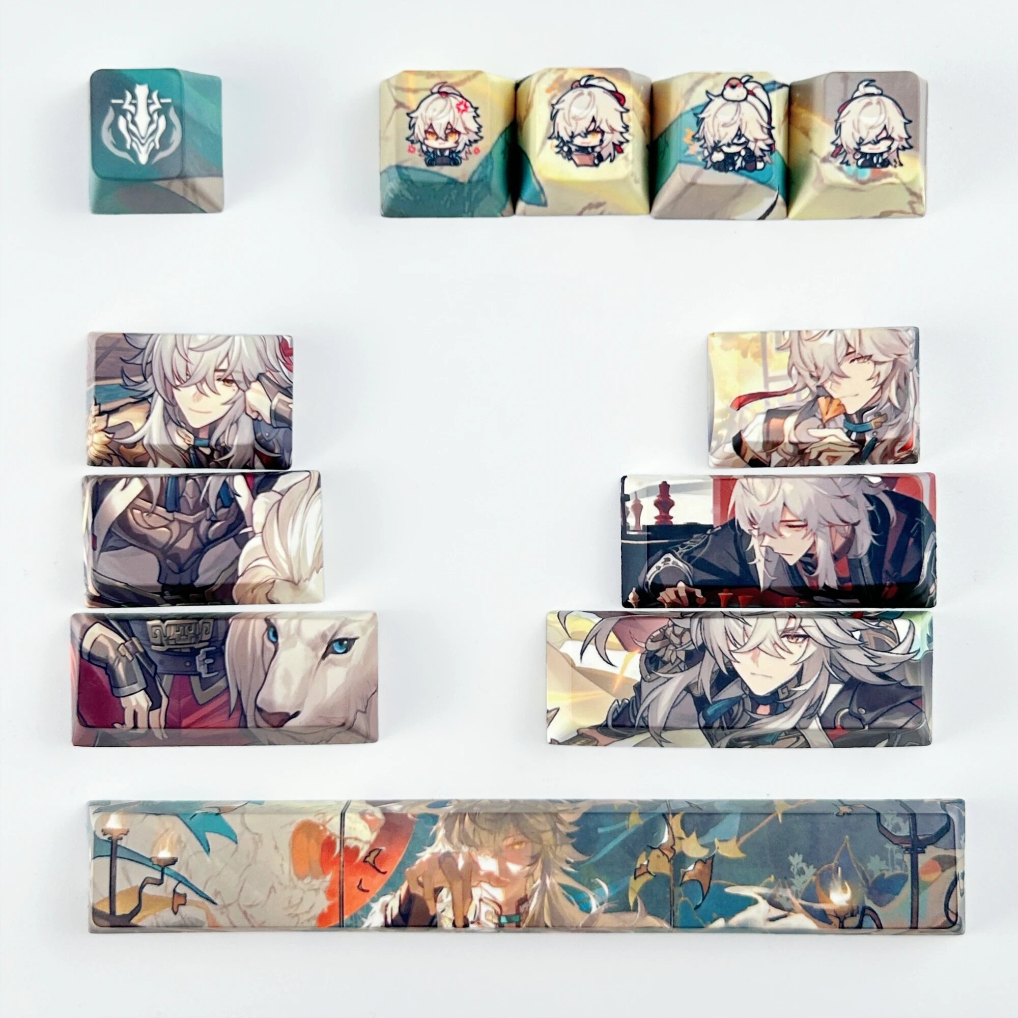 MAIMOOO Honkai: Star Rail Jing Yuan клавиши PBT 12 шт.