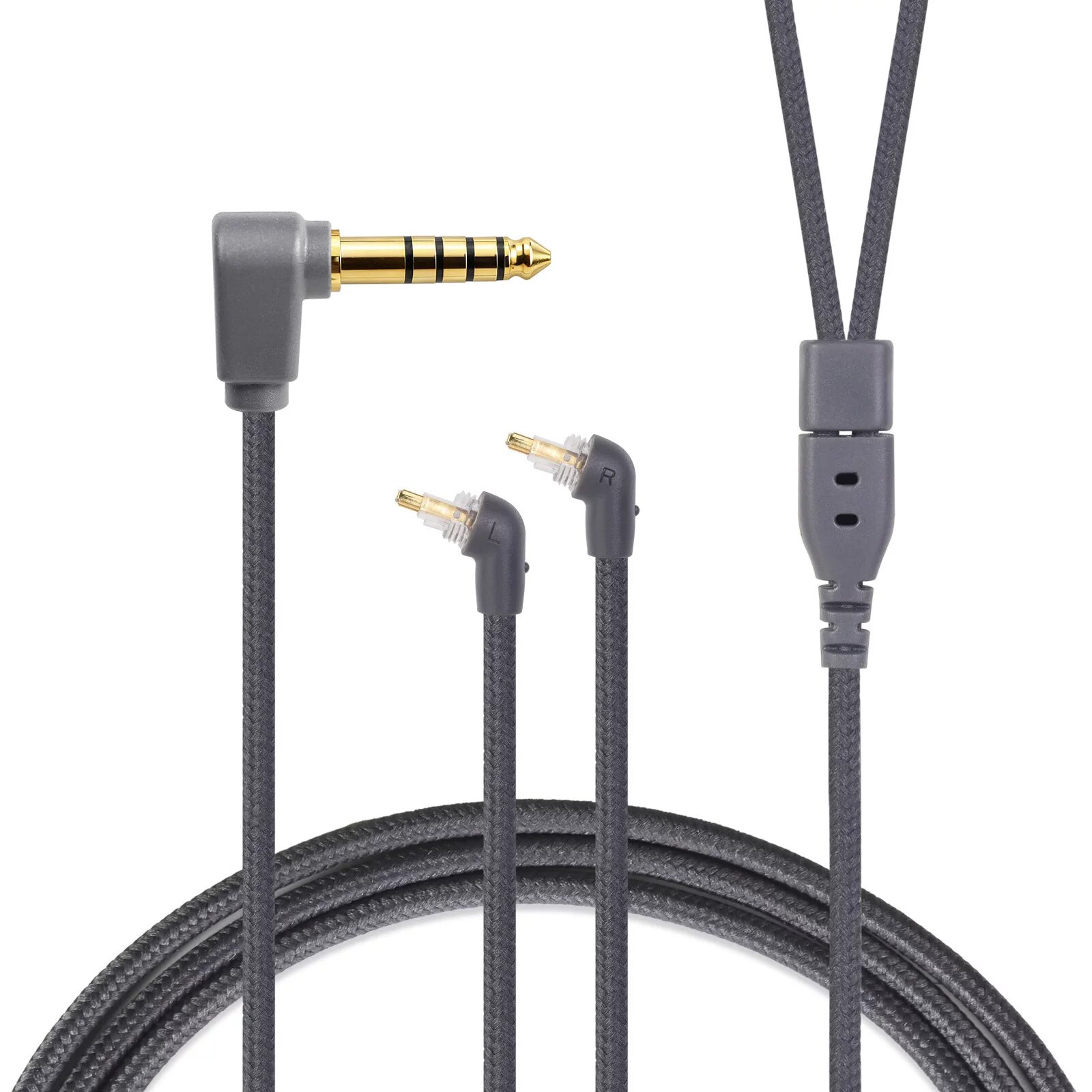 Кабель OKCSC для наушников Sony SONY MDR-EX600, EX800, EX1000, MDR-7500, 3.5 мм EX1000 4,4 мм изогнутый