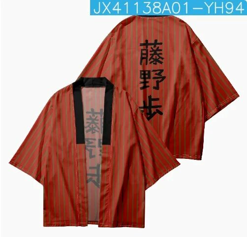 Футболка Kyoumoto аниме, красный, полиэстер, Size: S, Color: 03