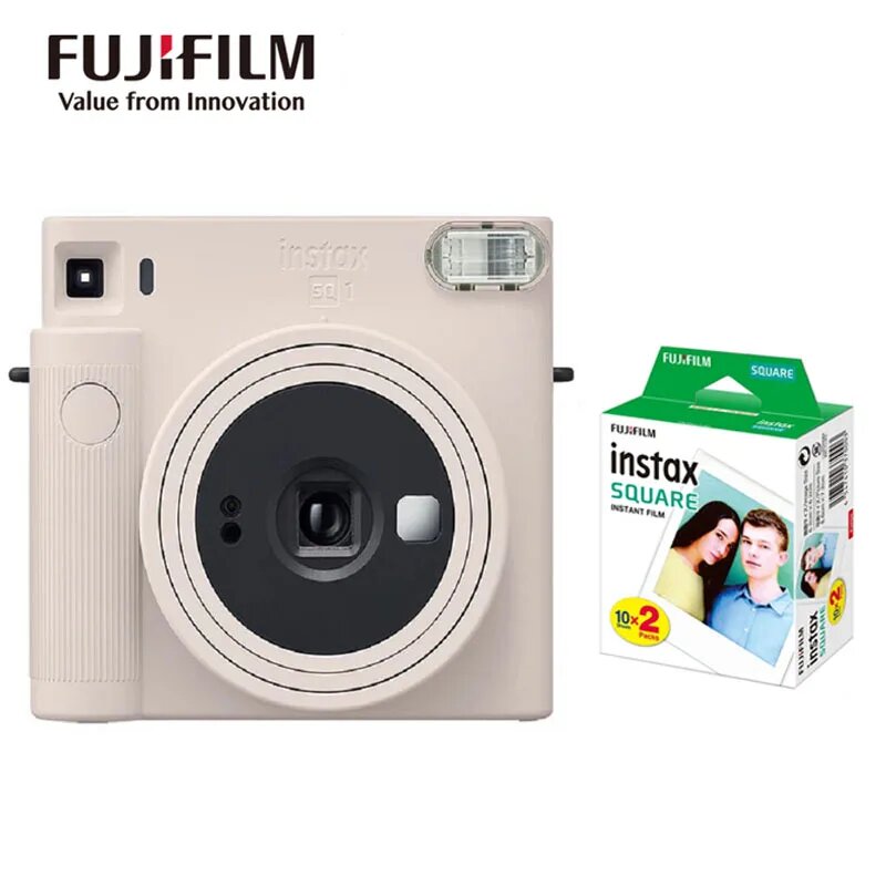 Фотоаппарат моментальной печати Fujifilm Instax SQUARE SQ1, белый, 20 листов