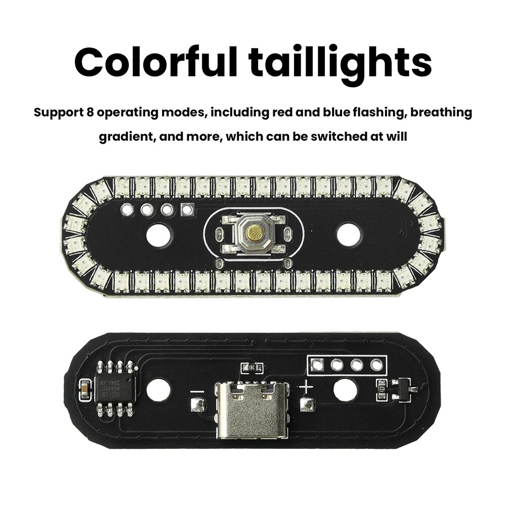 Aideepen Colorful LED Tail Lights — фото 1