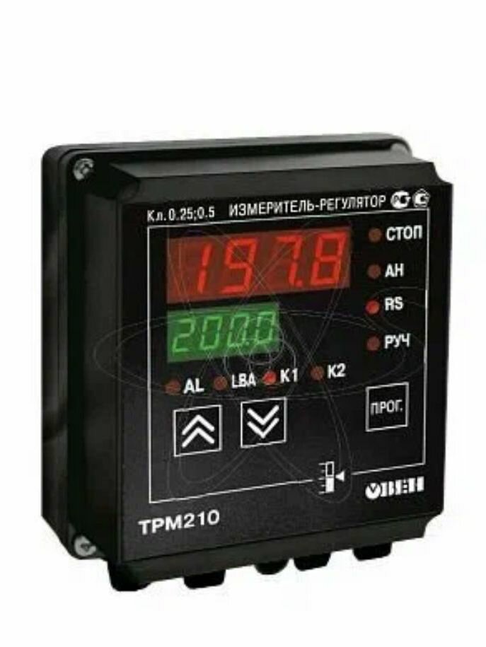 Измеритель ПИД-регулятор с интерфейсом RS-485 овен ТРМ210-Н. УР