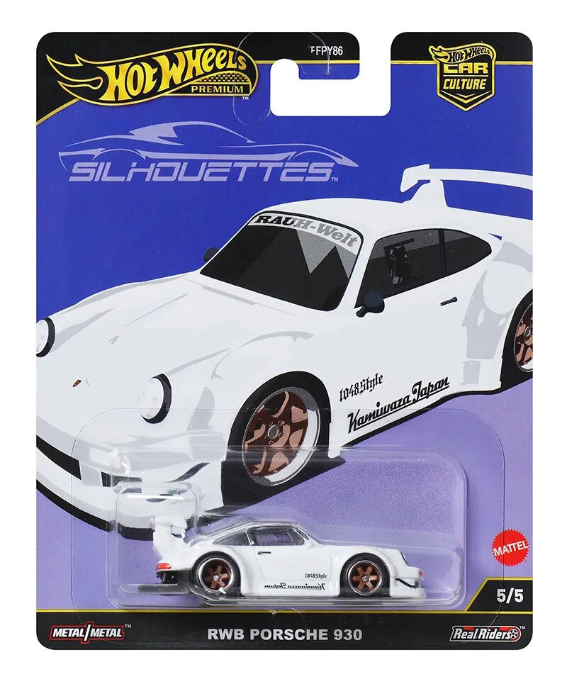 Машинка коллекционная Mattel Hot Wheels Premium Car Culture FPY86: RWB Porsche 930