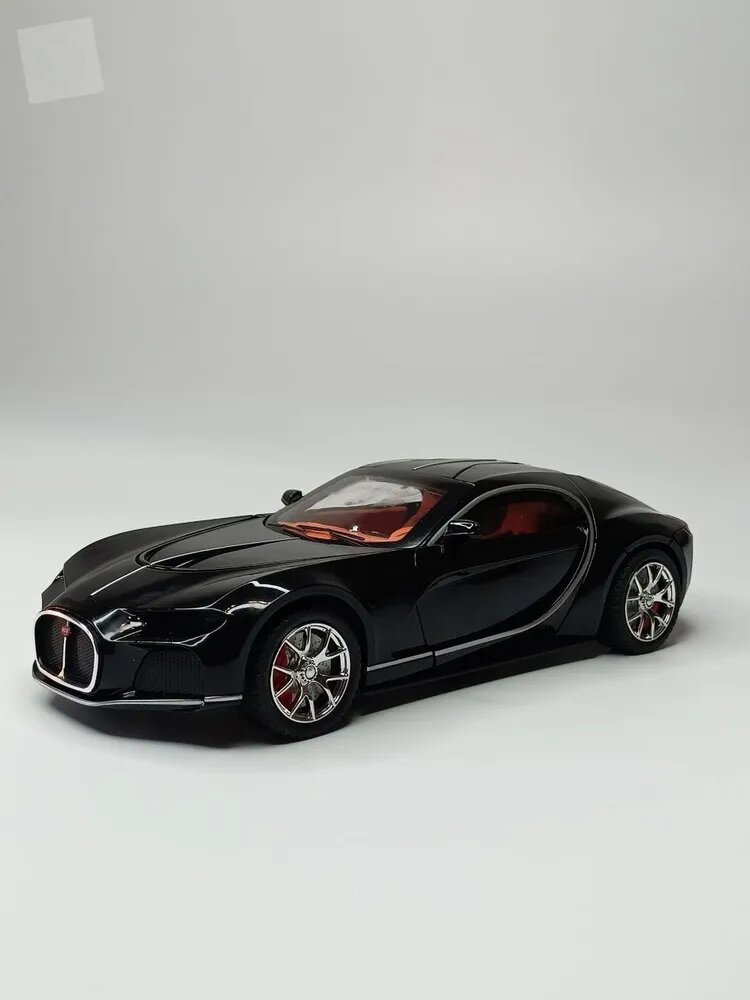 Коллекционная машинка игрушка металлическая Bugatti Бугатти для мальчиков масштабная модель 1:24