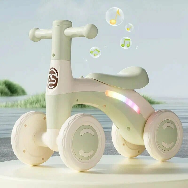 Детская машинка каталка толокар беговел со светом и музыкой Super Baby