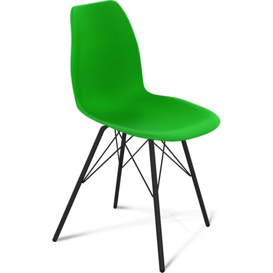 Стул Sheffilton SHT ST29/S37 зеленый ral6018/черный муар