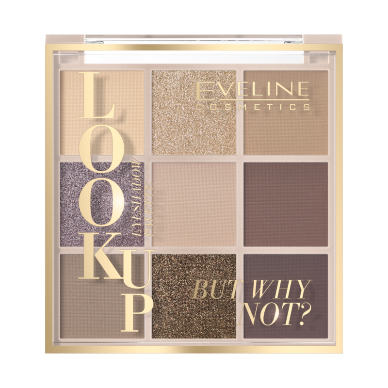 Палетка теней для век Eveline Cosmetics Look Up But Why Not, 9 оттенков, 5г