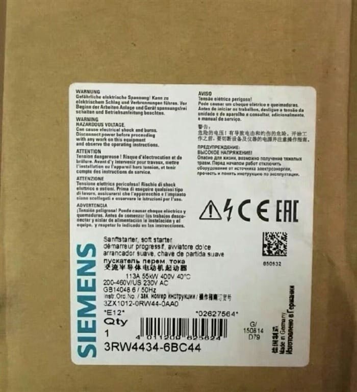 Модуль SIEMENS 3RW4434-6BC44