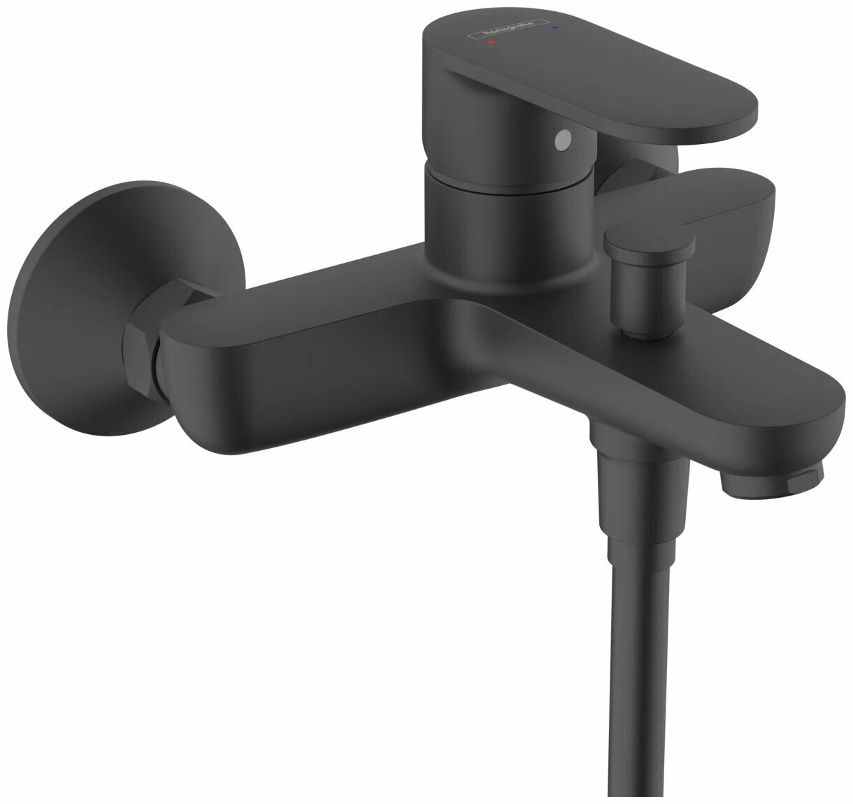 Смеситель для ванны Hansgrohe Vernis Blend 71440670 черный матовый