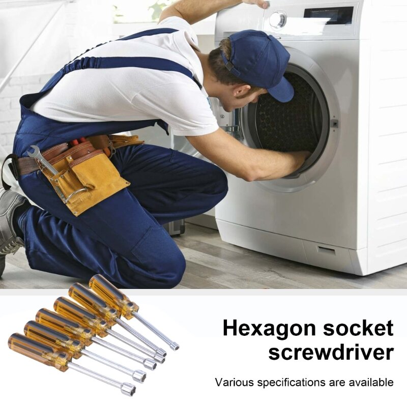 Hex Key Socket Screwdriver Socket Screwdriver Hand Tool Socket Screwdriver — фото 1