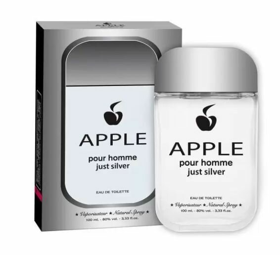 Apple Parfums Туалетная вода мужская Pour homme "Just Silver"