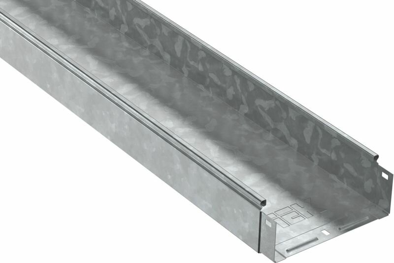 Лоток листовой неперфорир. 200х80 L3000 сталь HDZ IEK CLN10-080-200-3-M-HDZ