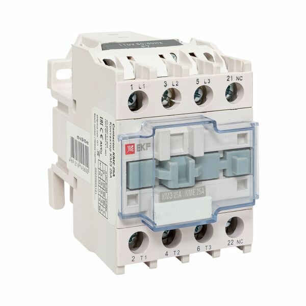 Контактор КМЭ 25А кат. 110В AC 1НО PROxima EKF ctr-s-25-110