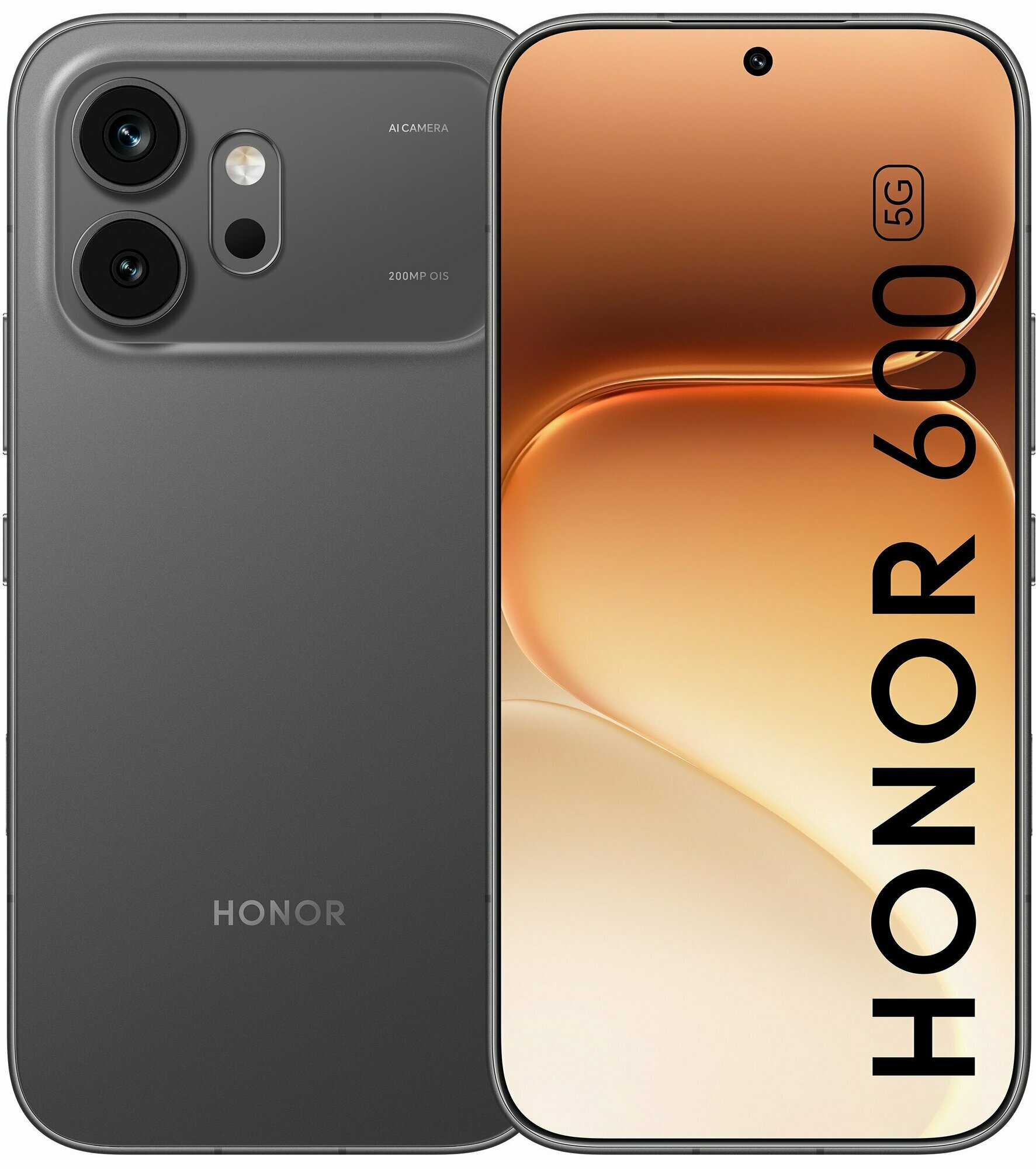 Смартфон HONOR 600 12/512 ГБ Global, Dual: nano SIM + eSIM, Black