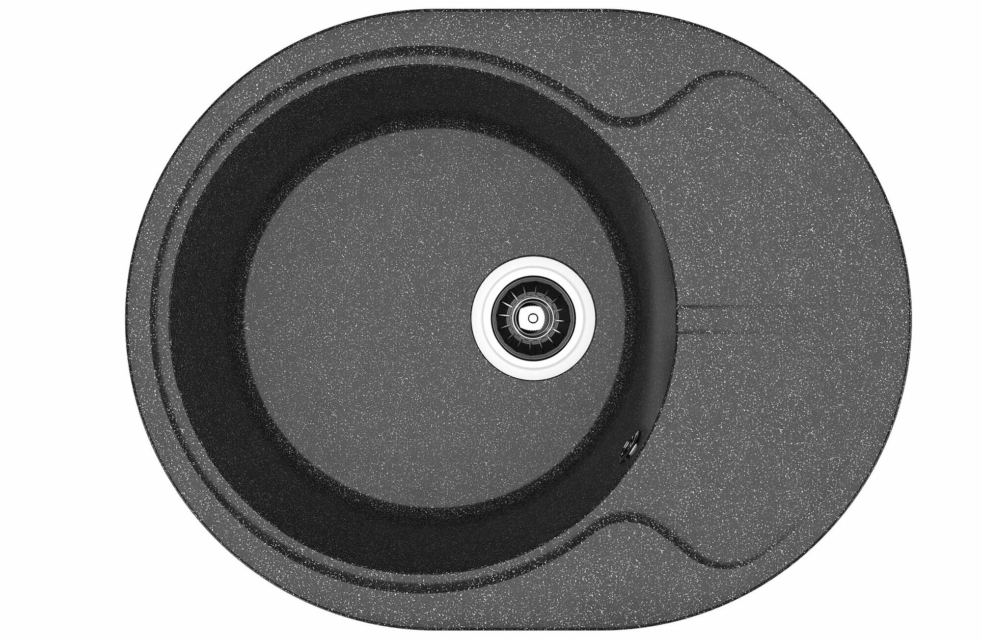Мойка "Берта" 620, черный CMc