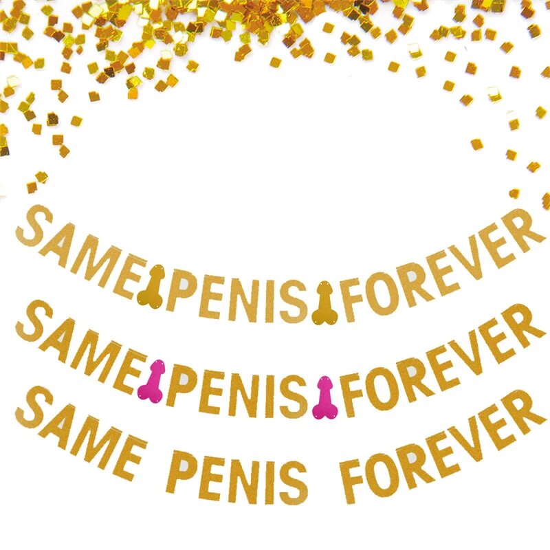Набор декора для девичника "Be Same Penis Forever" — фото 1