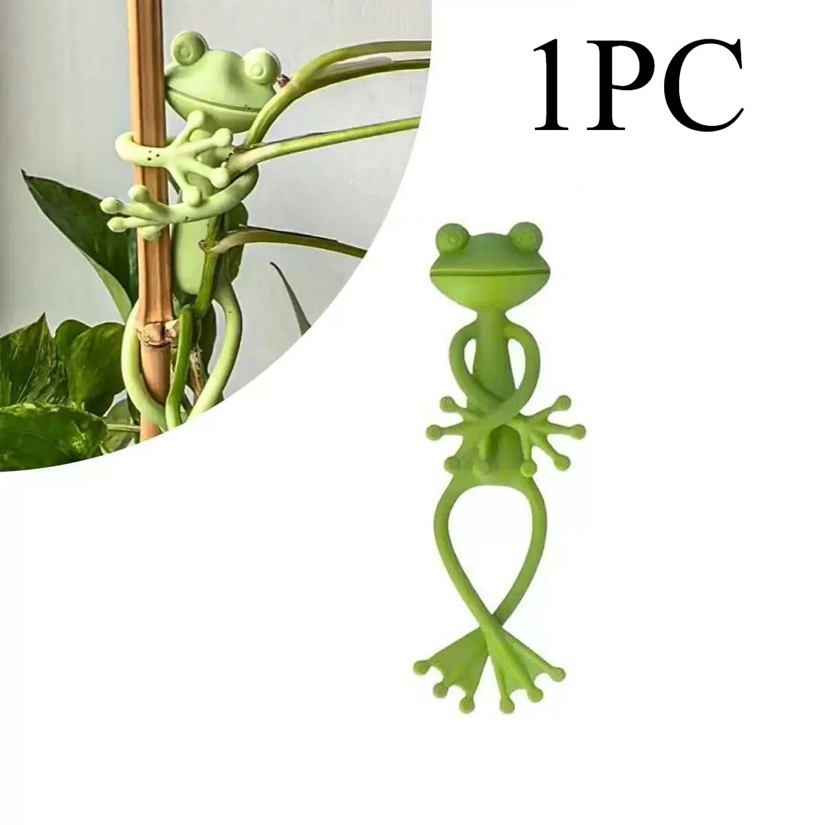 Фиксированная стойка для растений "Лягушка", пластик, 5 шт. 1PC
