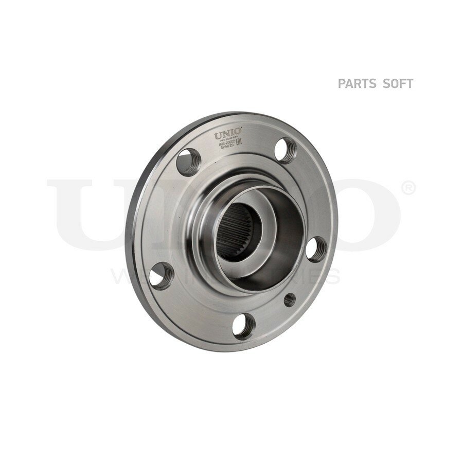 UNIO HUB-20002 Ступица передняя (с ABS) VW Polo IV-VI 01-, Skoda Rapid (NH1, NH3) 12-, Fabia (6Y,542,545, NJ, PJ) 99-