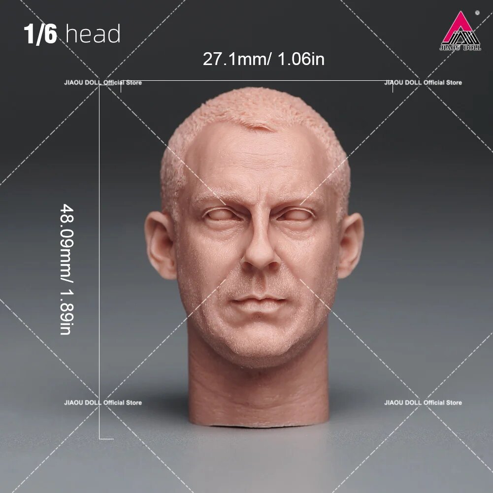 Скульптура головы JIAOU DOLL 1/6, Color: 22