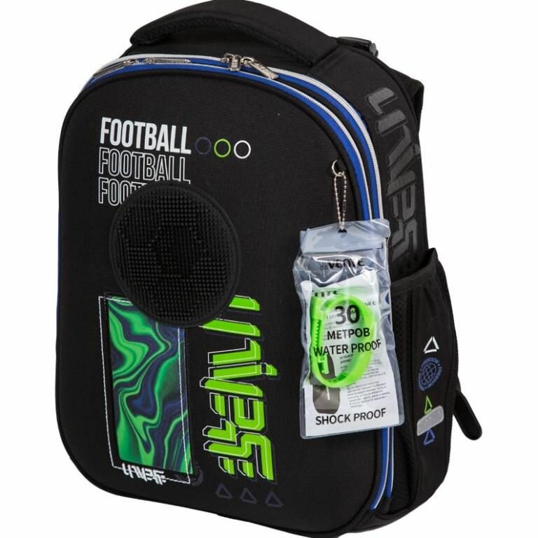 Рюкзак школьный "deVENTE. Choice. Football Universe" жесткий 38x28x16 см, 880 гр.