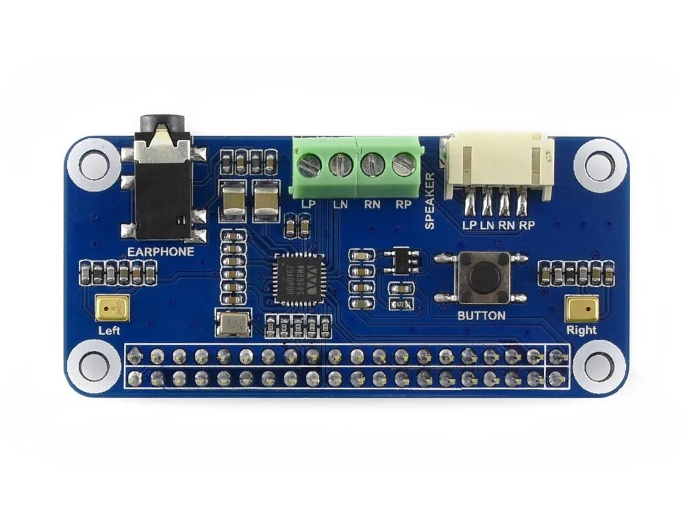 Waveshare WM8960 Audio HAT для Raspberry Pi — фото 1