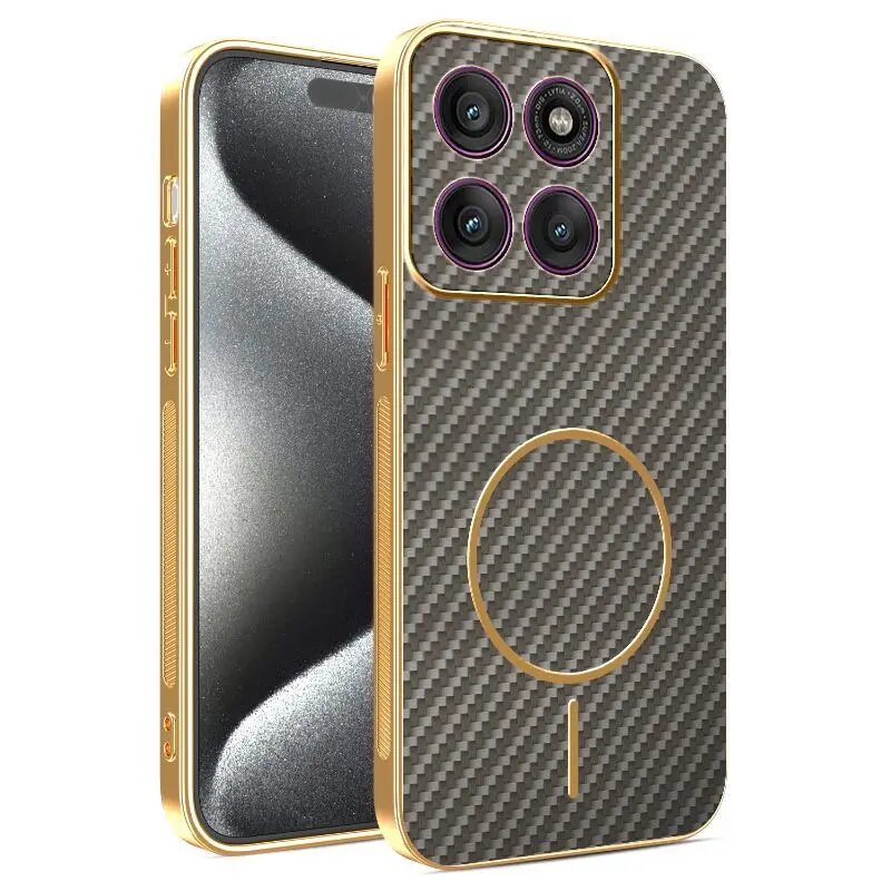 Чехол для Motorola Moto Edge 70X70, воздушный магнитный чехол из Серый, grey, Motorola X70 Air