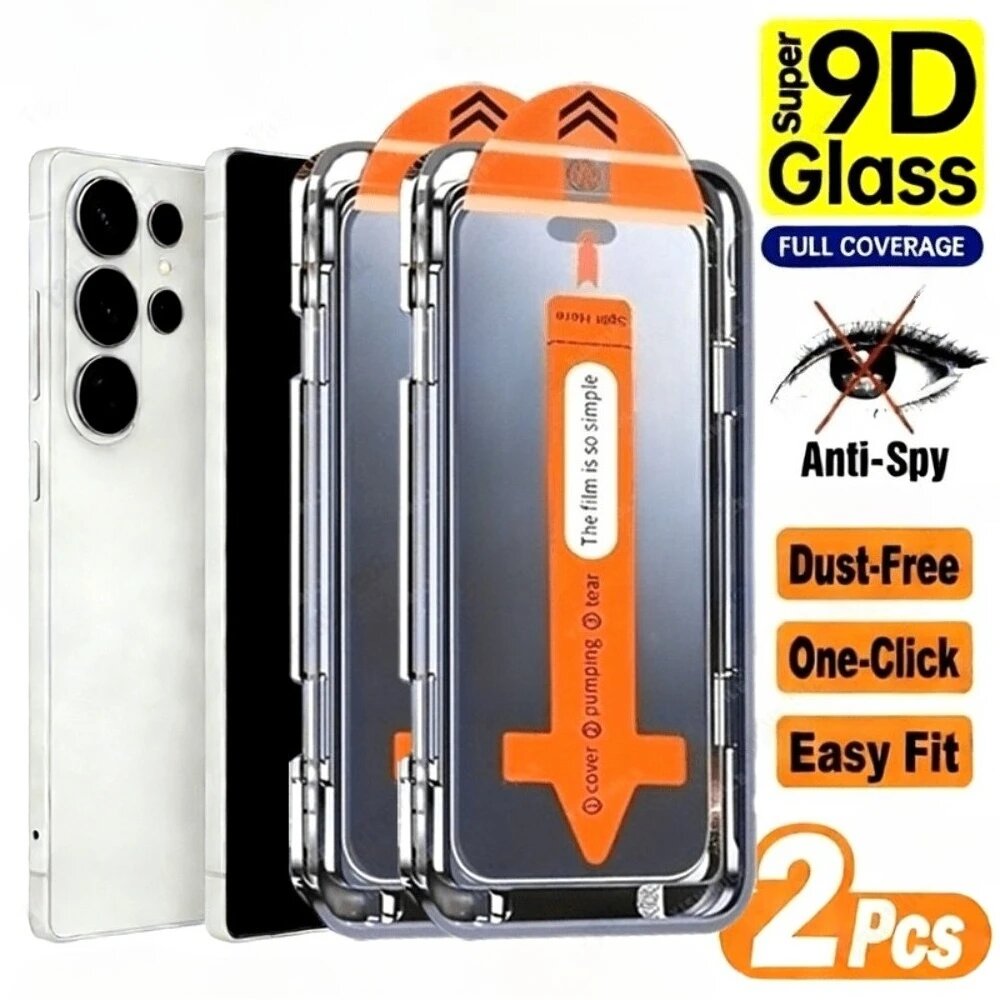 Защитное стекло Anti-Spy для Samsung Galaxy S24+
